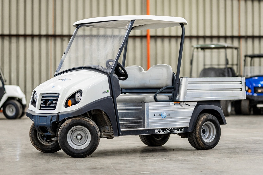 Used Club Car Carryall 500 2022 - White with grey seats | Niagara Cars